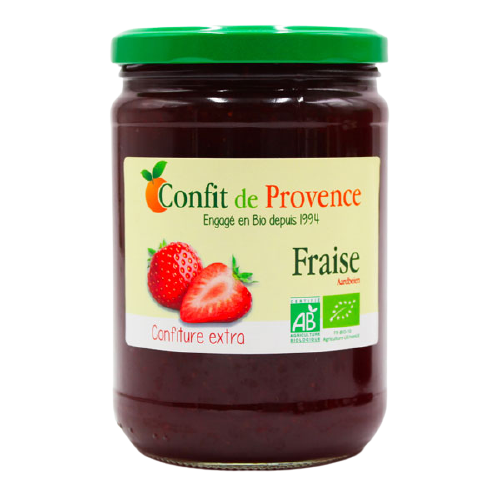 Confiture Extra De Fraise Bio - 650G - Confit De Provence à 4,86